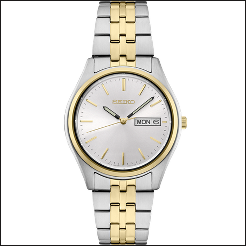 Seiko Essentials Quartz Silver Dial Men's Watch – That Guy's Secret
